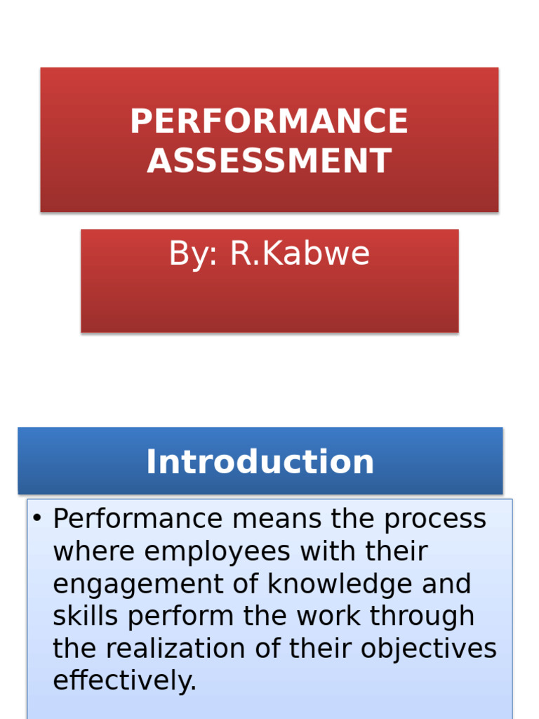 Performance Assessment-1 | PDF | Goal | Educational Assessment