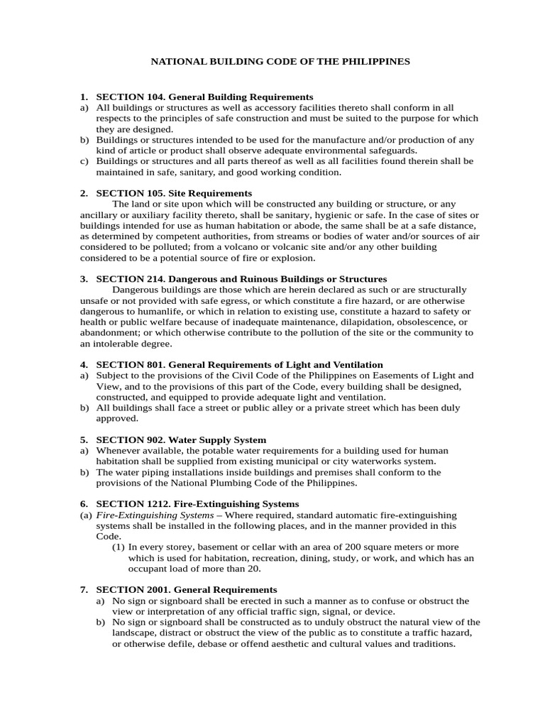 CODE1 | PDF | Fire Safety | Safety