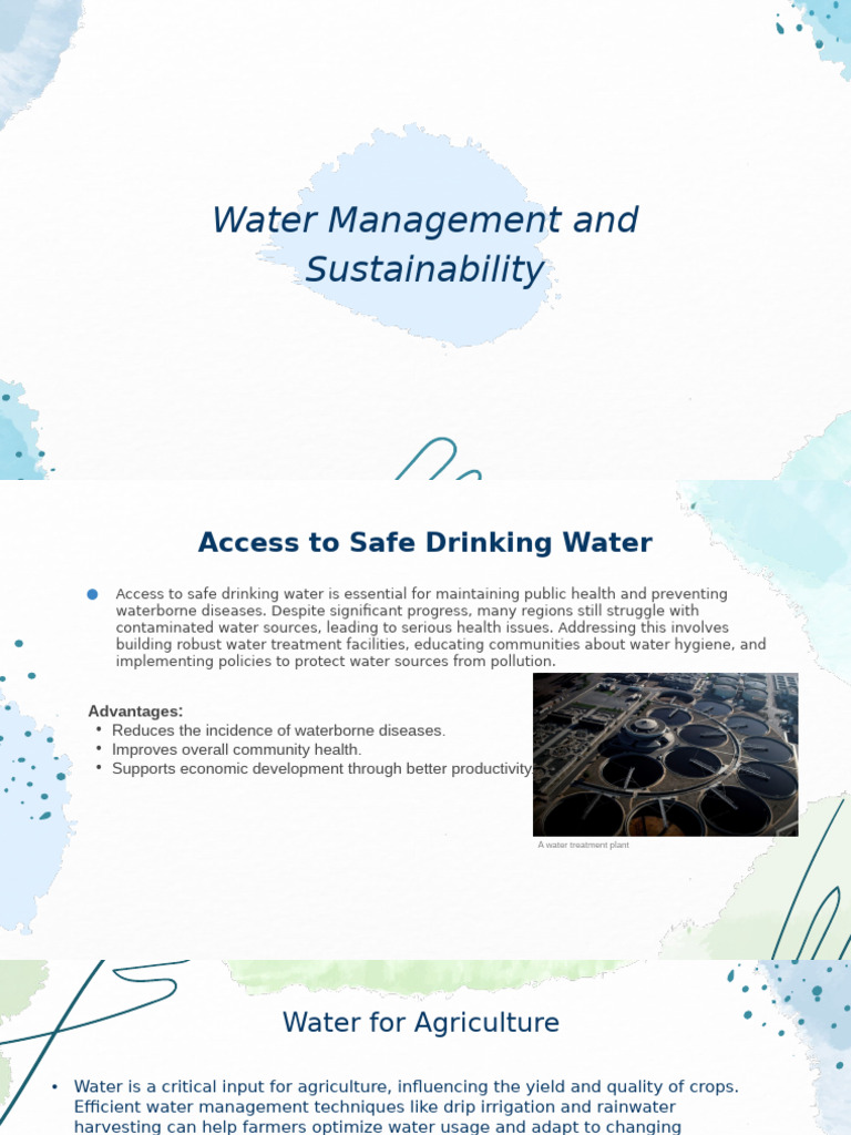 Sustainable Water Management Strategies | PDF | Flood | Water