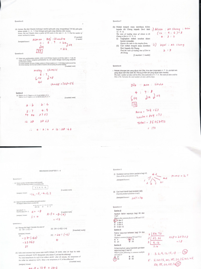 Answer Chap 1-4 | PDF
