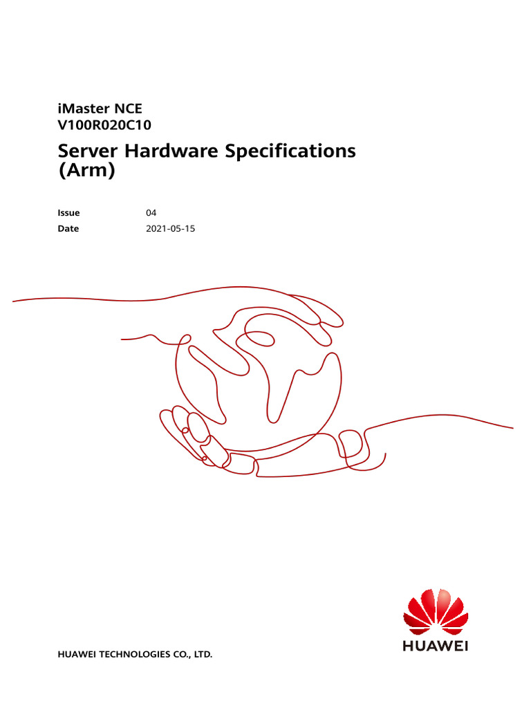 IMaster NCE V100R020C10 Server Hardware Specifications (Arm) 04-C | PDF ...