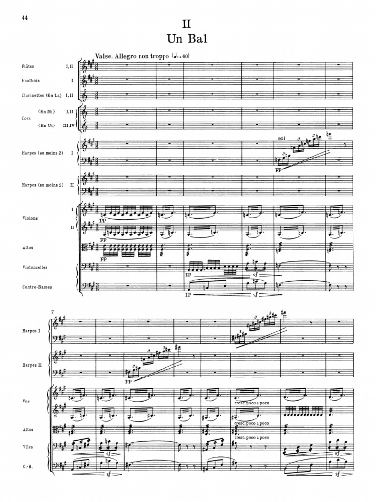 Symphonie Fantastique - 2. Un Bal | PDF