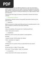 Examples of Cohesive Ties Explained | PDF | Word | Grammar