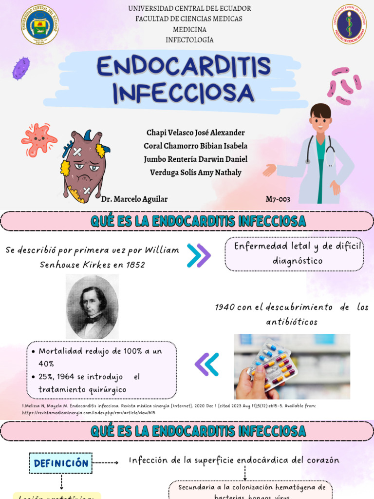 Endocarditis Infecciosa | PDF | Microbiología | Enfermedades y ...