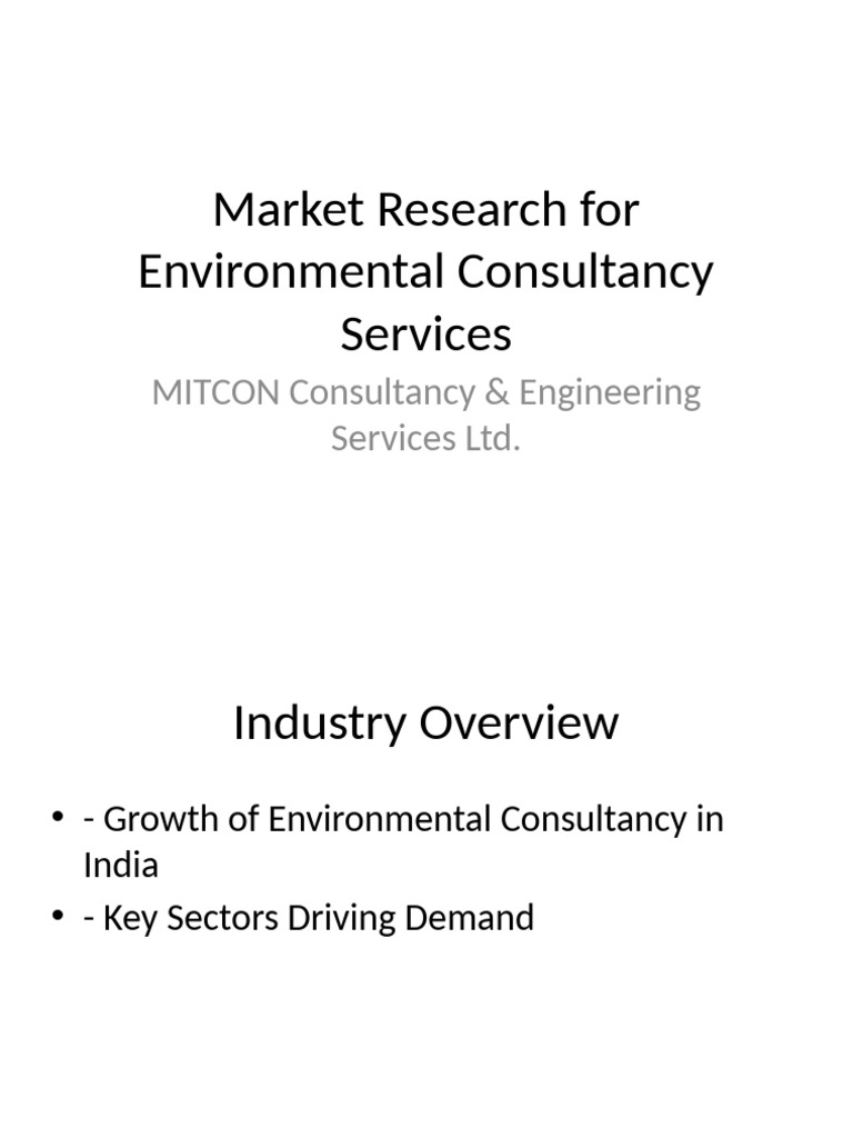 MITCON Market Research | PDF