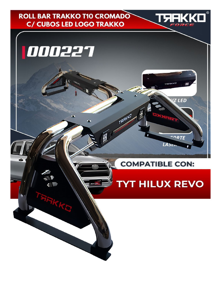 Toyota Hilux y Roll Bar TRAKKO T110 | PDF