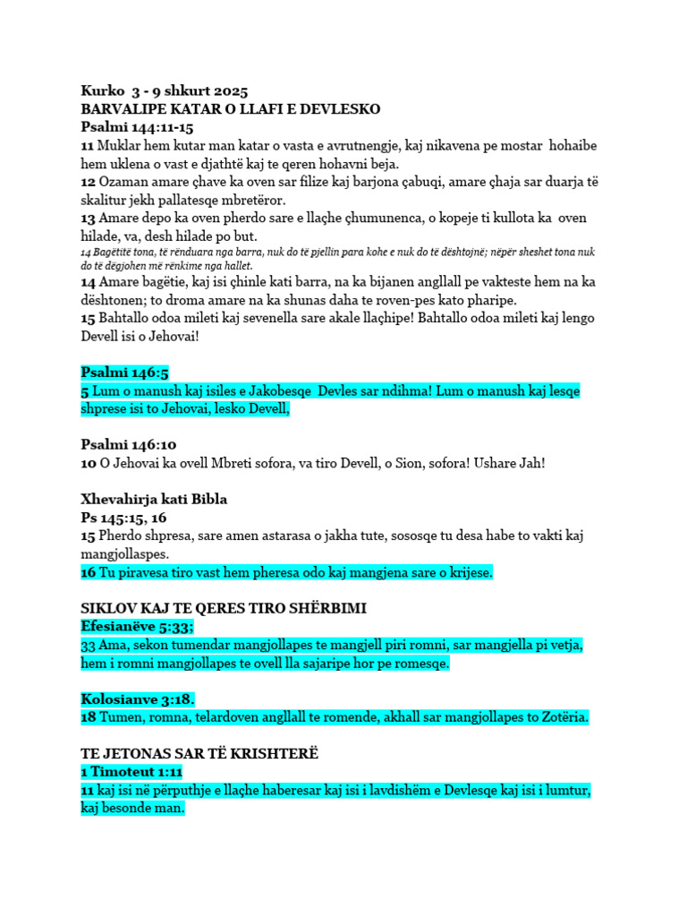 Kurko 3 - 9 Shkurt 2025 | PDF