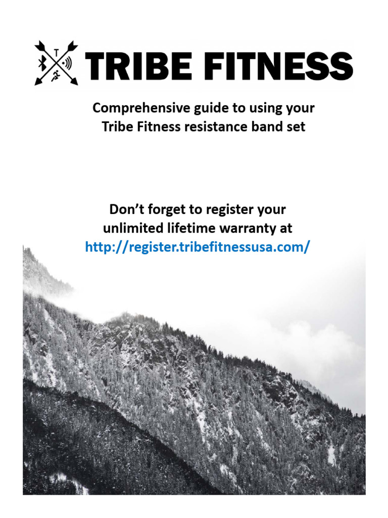 Tribe Fitness Resistance Band Guide | PDF | Anatomical Terms Of Motion ...