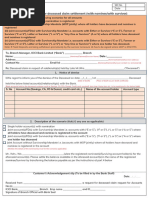 HDFC Bank Nominee Claim Application Form | PDF | Banks | Banking