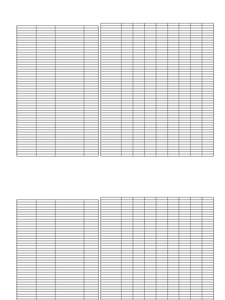 Tabla de Tensado RLP | PDF