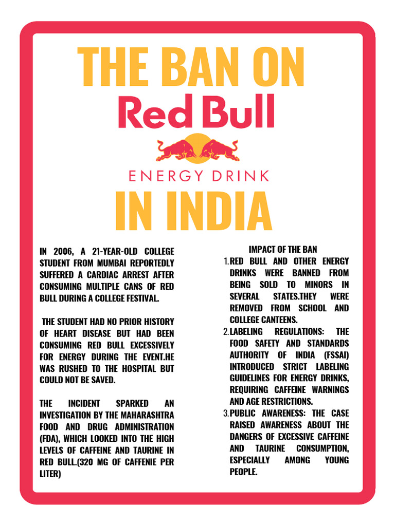 Red Bull and Food Bans in India | PDF | Food Safety | Genetically ...