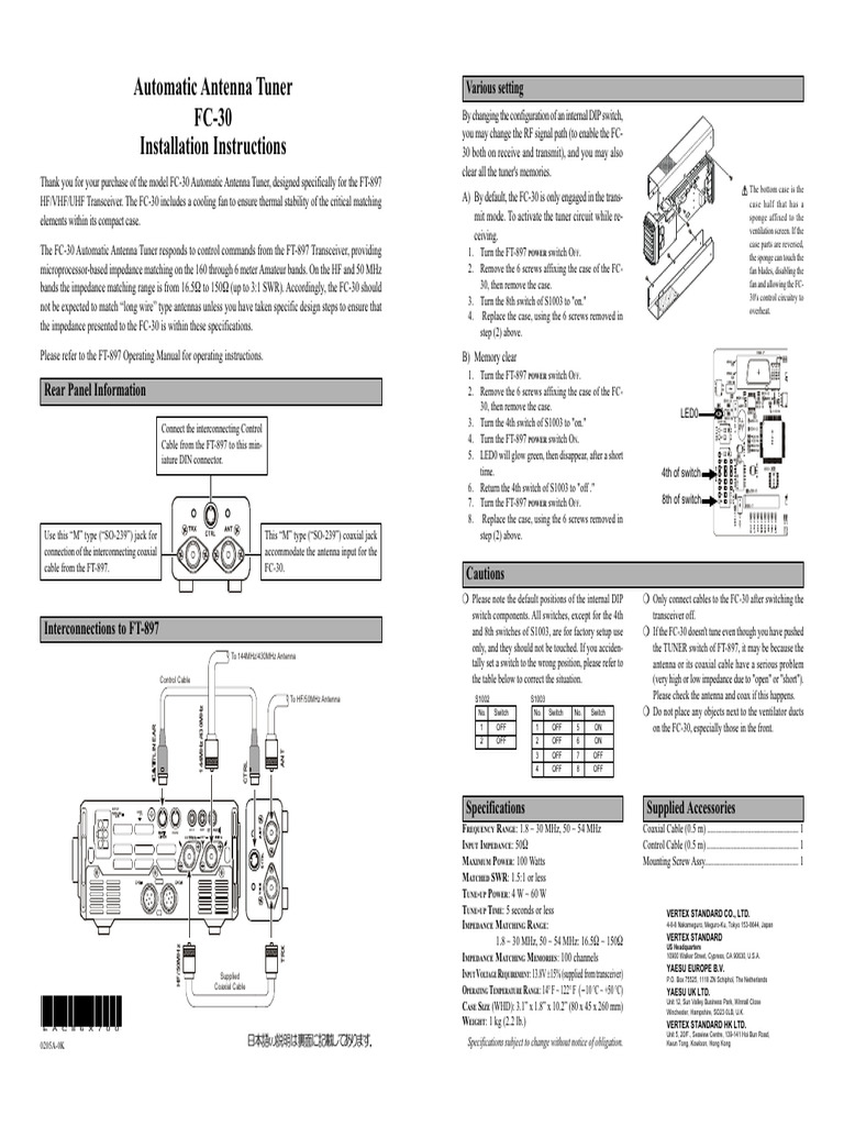 FC-30 | PDF | Radio | Broadcasting
