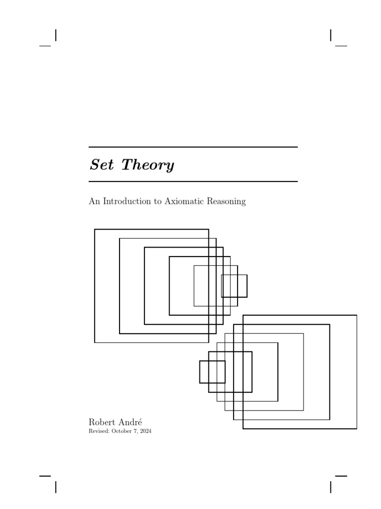 Set Theory | PDF | Set (Mathematics) | Axiom