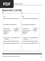 Grade 9 - Geometry of Straight Lines | PDF