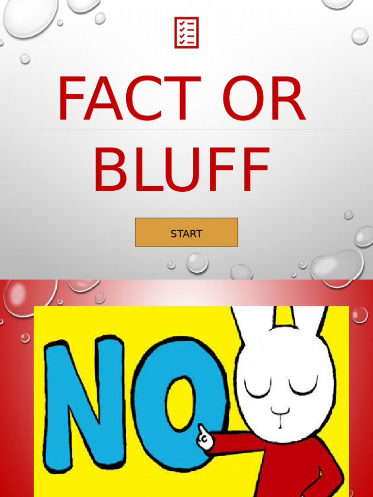 Fact or Bluff | PDF