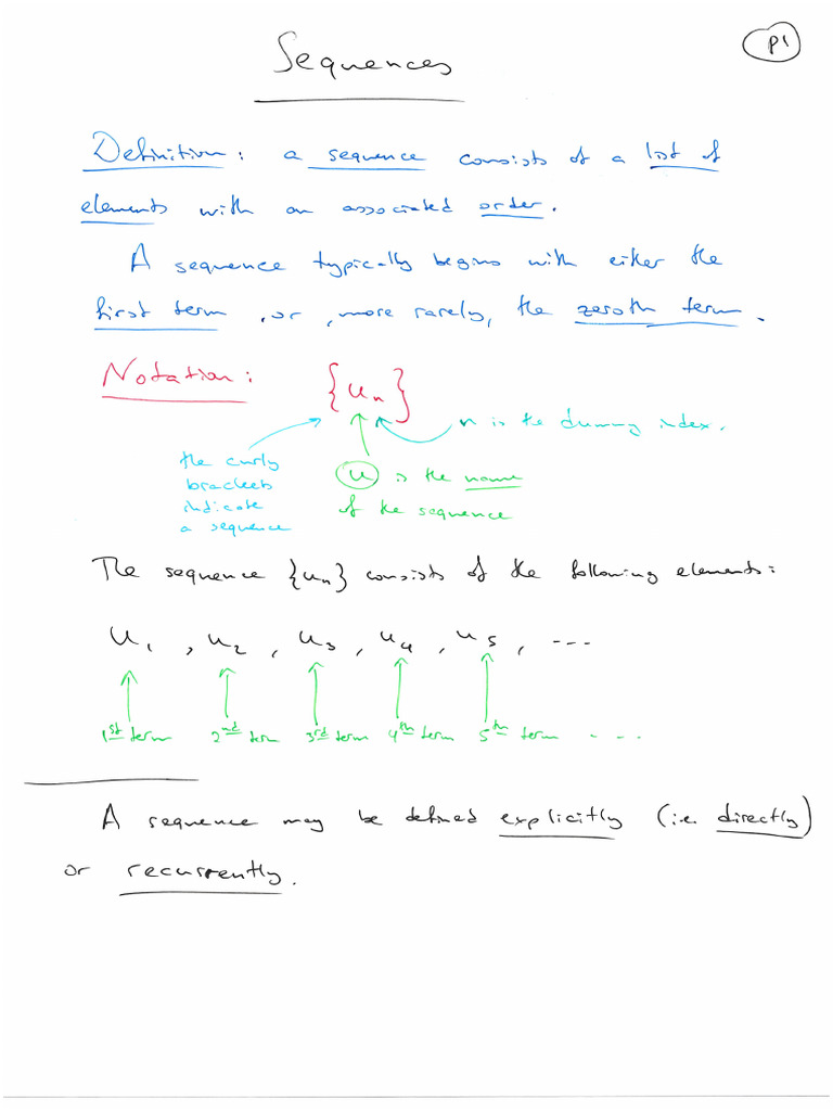 A-Level Part 12 - Sequences and Series | PDF