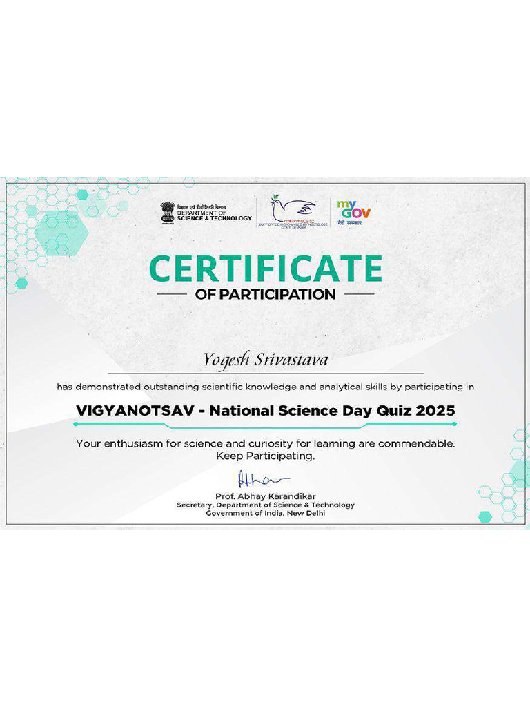 Certificate | PDF