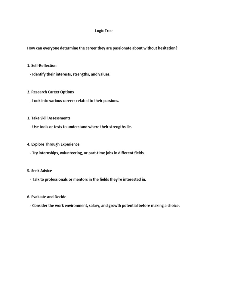 Logic Tree Pdf
