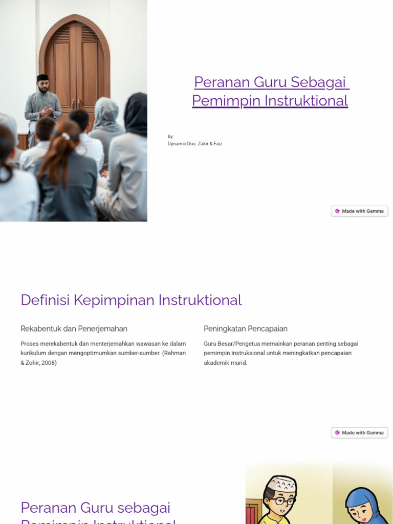 Peranan Guru dalam Kepimpinan Instruksional | PDF
