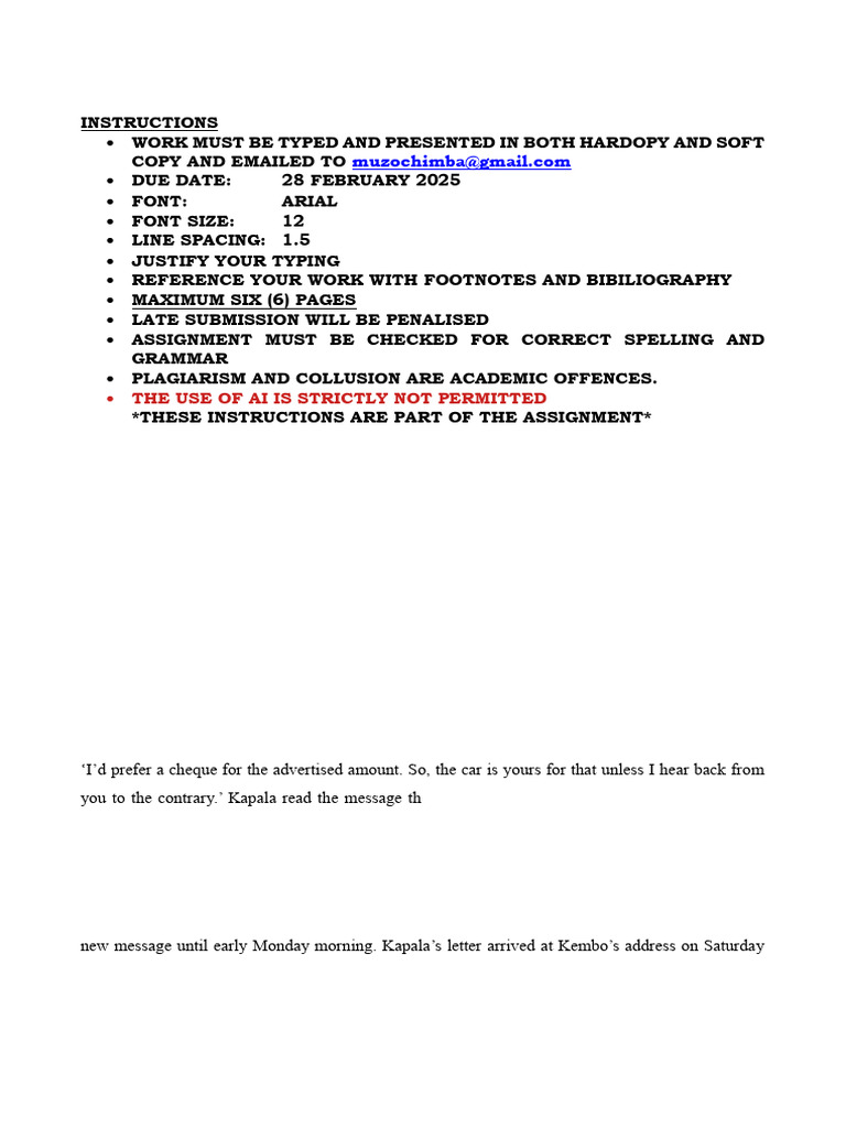 Assignment One (1) | PDF