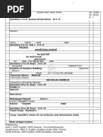 Plus One English Model Exam Answer Key 2025 | PDF