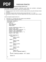 Struktur Kondisi Switch Case Dalam Bahasa C | PDF