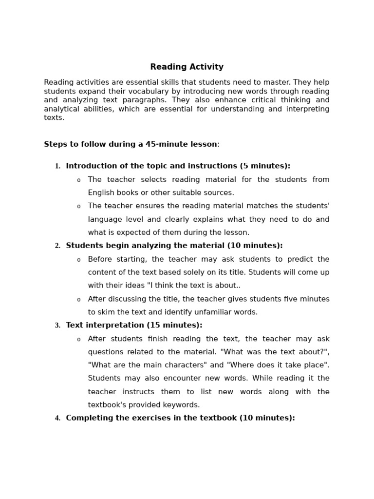 45-Minute Reading Lesson Plan: Rapunzel | PDF | Rapunzel