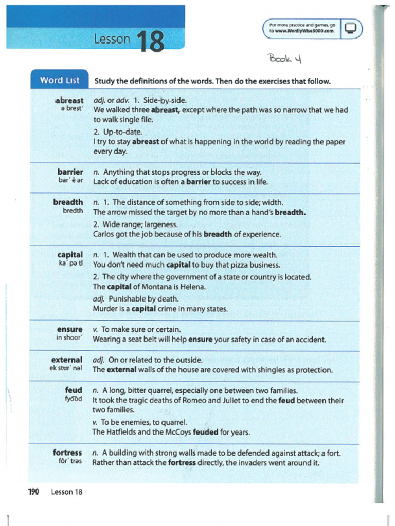 Book 4 Lesson 18 | PDF