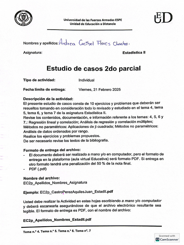 EC2p Flores Andrea EstadII | PDF