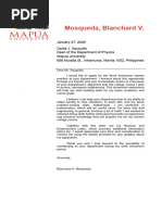 Sample Resumption Letter After Deferment | PDF