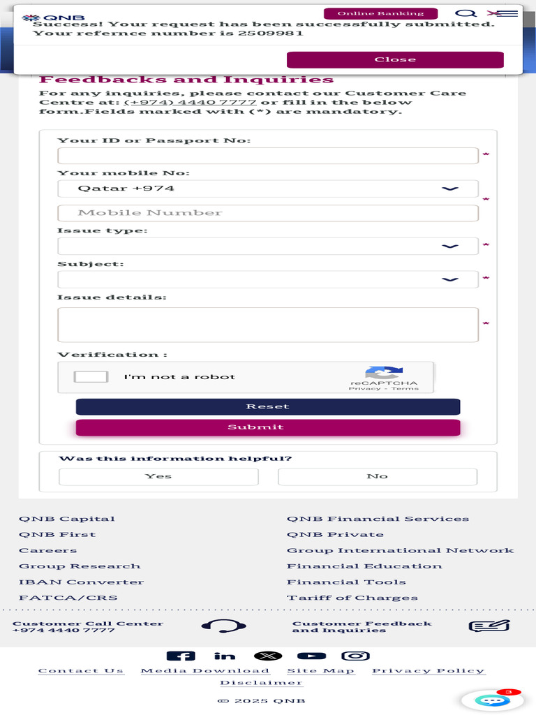 Customer Feedback & Inquiries | PDF