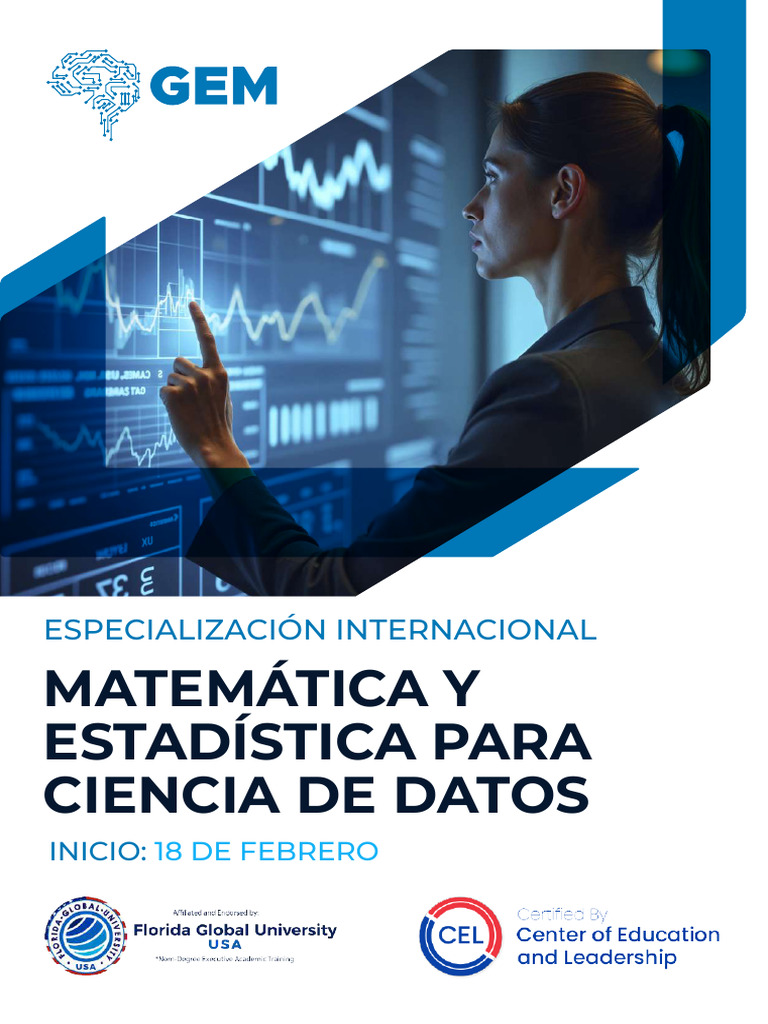 Brochure Especialización Internacional Matemática Estadística Ciencia ...