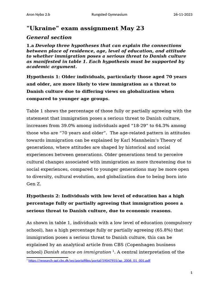 Ukraine Exam Assignment | PDF | Linear Regression