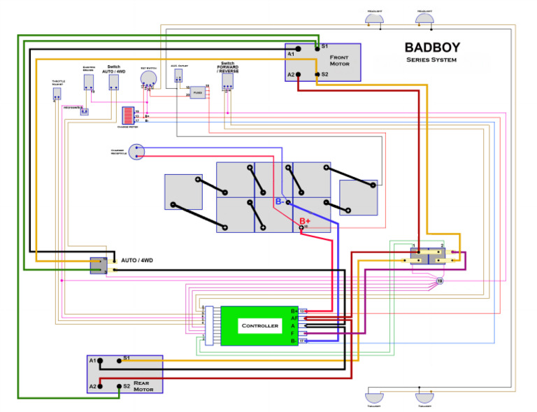 BadBoy - Series Wiring | PDF