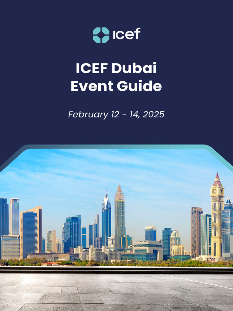 Event Guide - ICEF Dubai 2025 | PDF