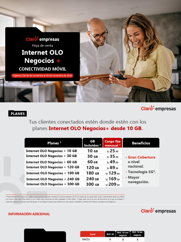 HV Internet OLO Negocios + (Nov 2024) | PDF | Internet | Telecomunicaciones
