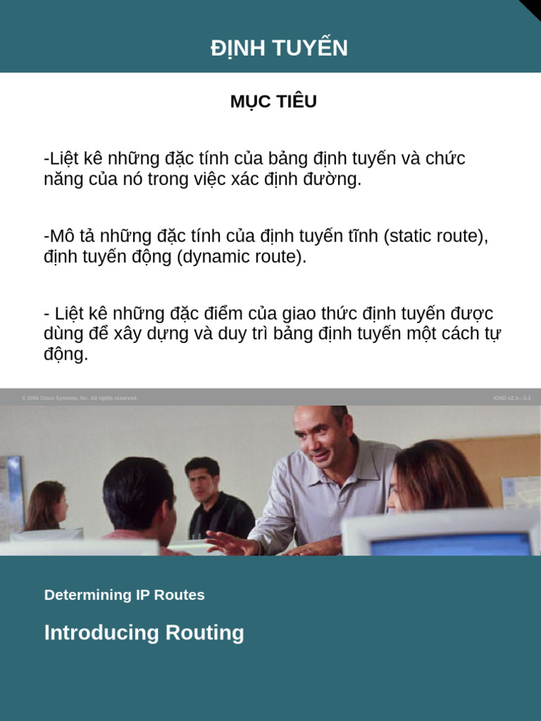 2a. Routing Introduction (Dinh Tuyen) | PDF | Routing | Computer Networking