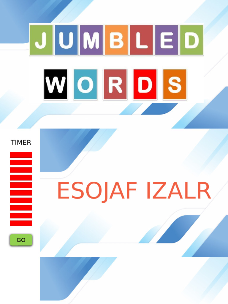 GUESS THE WORD Game | PDF