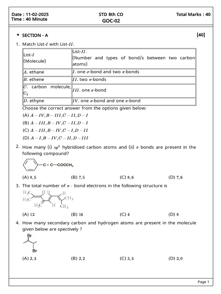 Goc 02 | PDF | Chemical Bond | Molecules