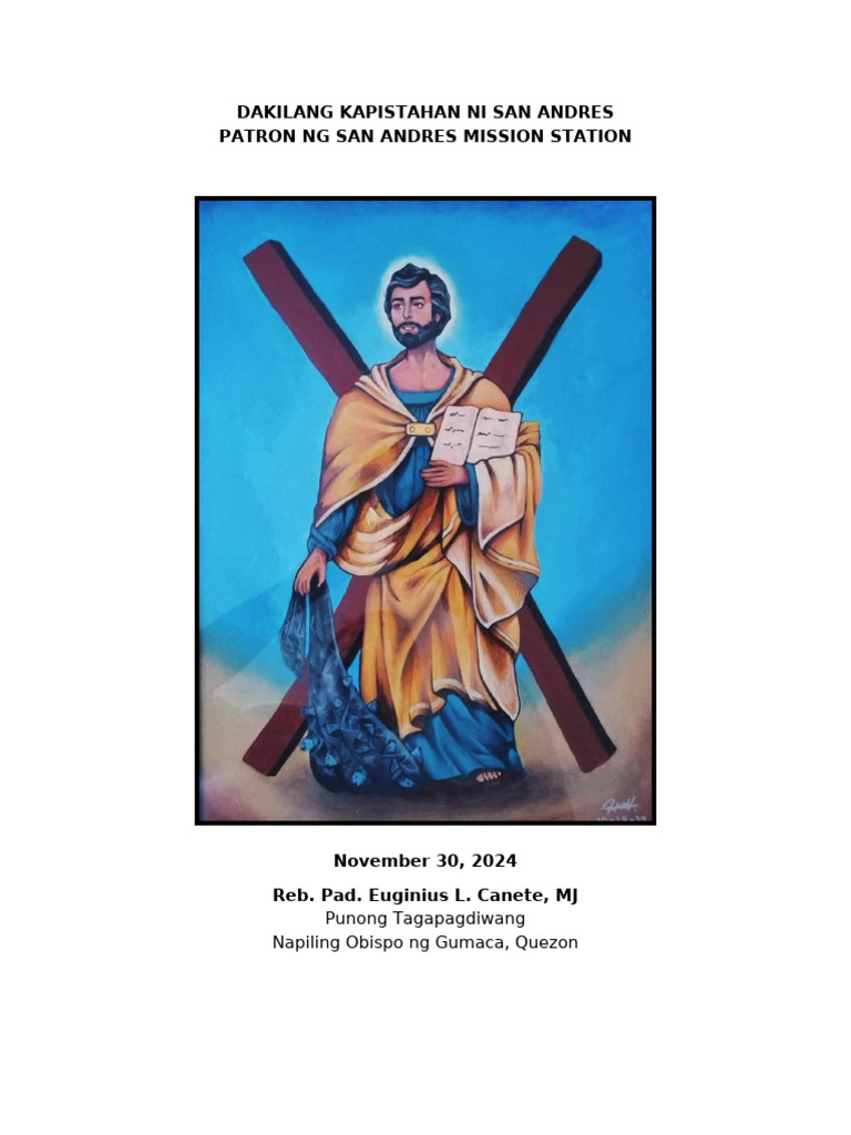 Dakilang Kapistahan Ni San Andres | PDF