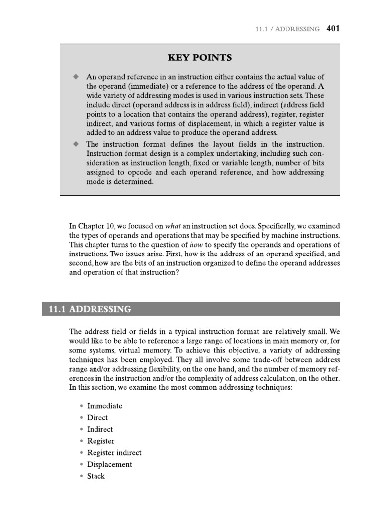 UNIT 2.3 Addressing Modes | PDF