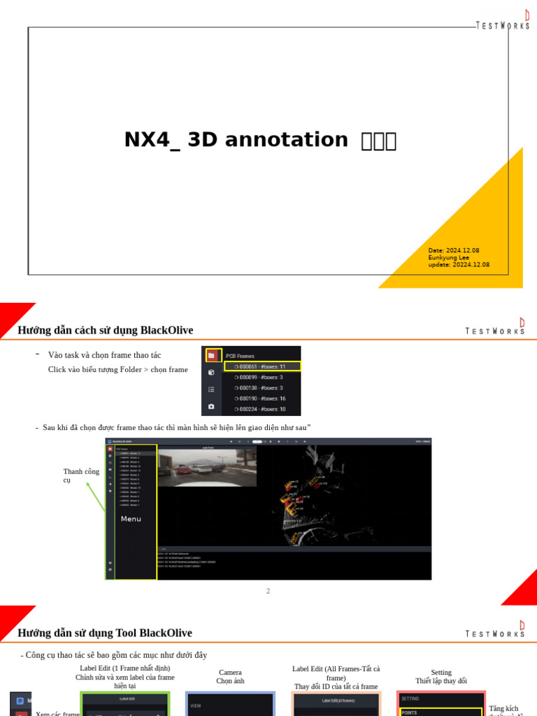 (VIET) NX4 - 3D Annotation 가이드 - 241216 (Revised) | PDF
