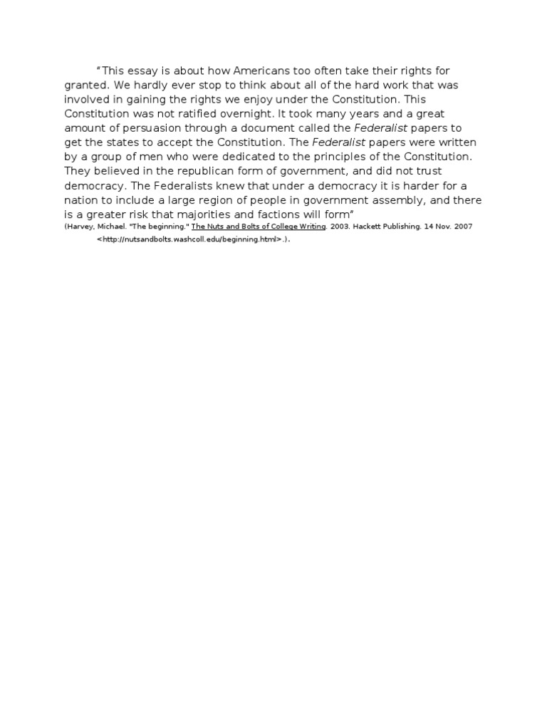 Poorly Written Example | PDF | Politics