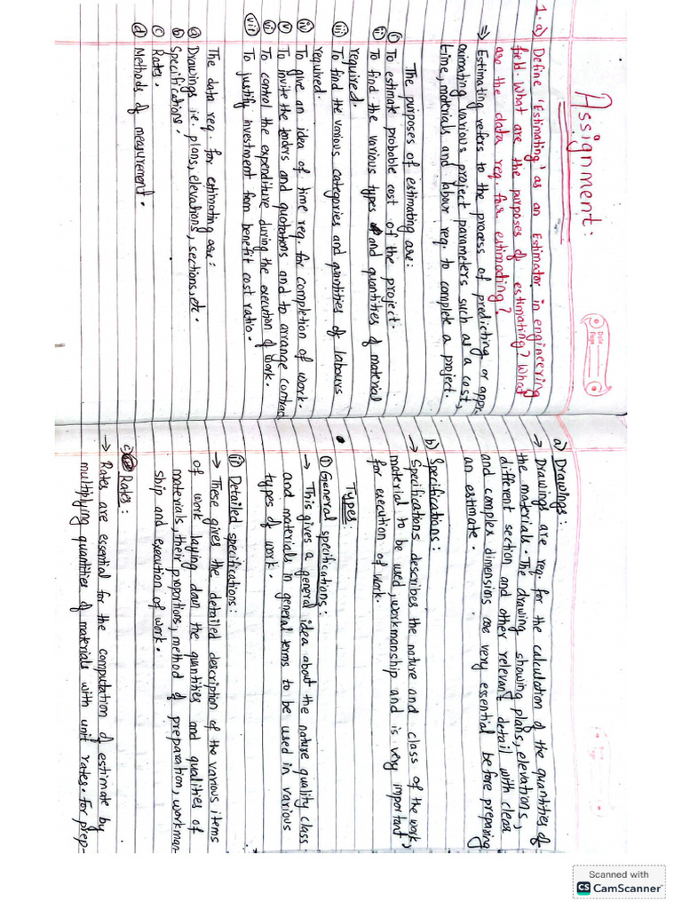 Estimation Assignment | PDF