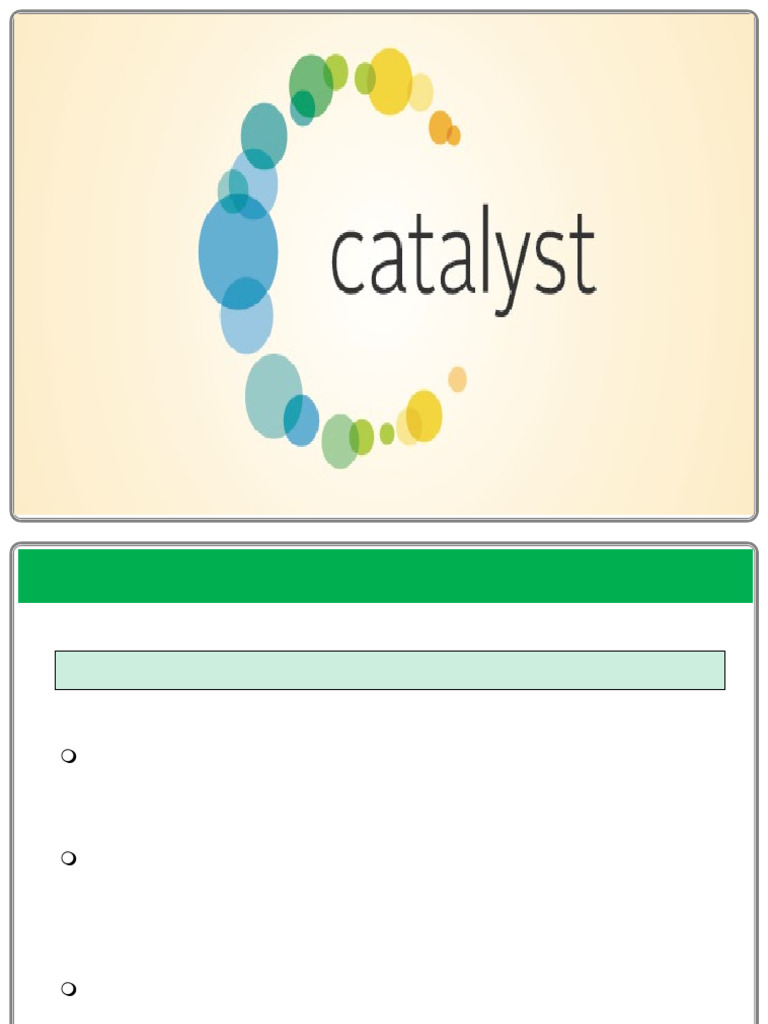 Catalysts | PDF | Catalysis | Chemical Reactions