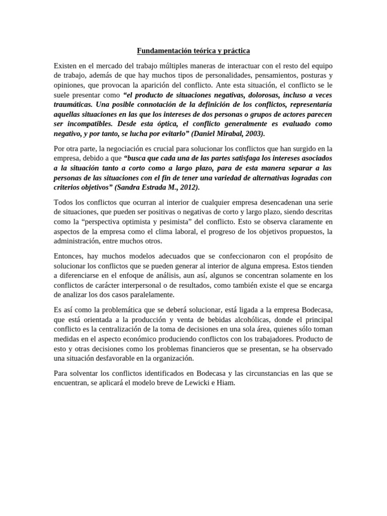 Fundamentación Teórica y Práctica | PDF | Comportamiento | Business