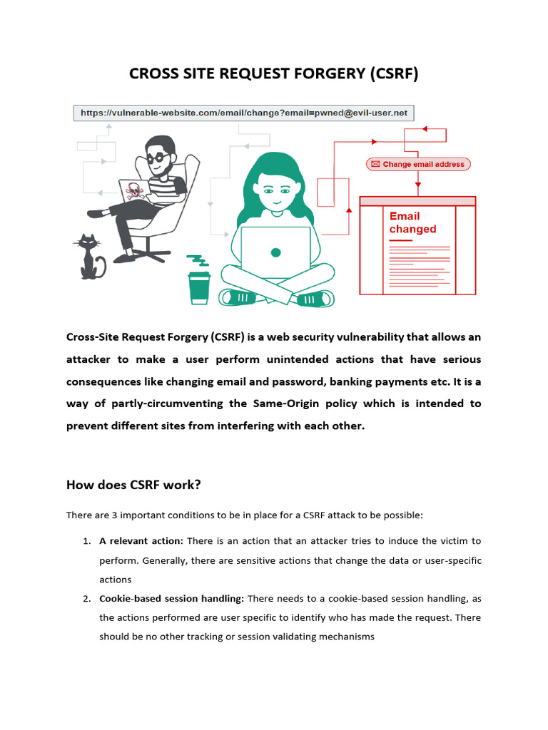Cross Site Request Forgery | PDF | Http Cookie | Computing