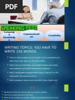 200 Free Sample Questions For TOEFL Speaking Task 1 | PDF | Test Of ...