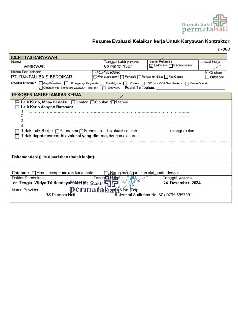Mcu - F003 Amirwan | PDF