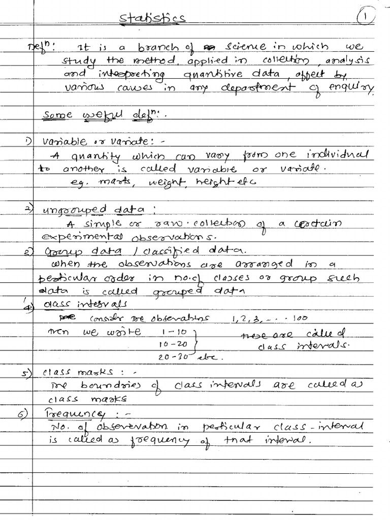Unit 3 Statistics | PDF